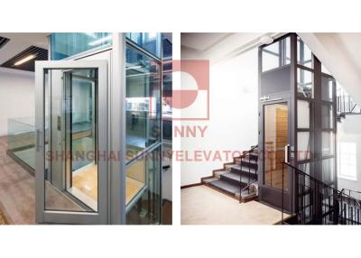 China Vertical Small Residential Elevator Lift 500mm Hydraulic House Passenger Home for sale