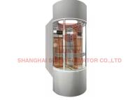 China VVVF Passenger Glass Panoramic Elevator With Deceleration Device 1.0 - 2.0m/s for sale