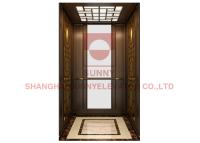 China Luxury Cabin Office Passenger Lift Elevator VVVF Control System for sale