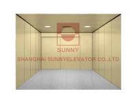 China Hairline Stainless Steel Freight Elevator Double Door Knife 0.5 - 3.0m/S for sale