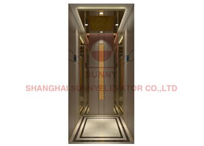 China Stainless Steel Residential House Villa Elevator Low Noise  0.4m/S for sale