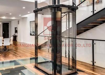 China 2 - 4 Floors Indoor Glass Home Elevator Customize Stainless Steel for sale