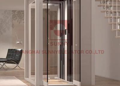 China Luxury Glass Hydraulic Lift Elevator With Stainless Steel And Aluminum Alloy for sale