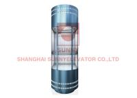 China Panoramic Sightseeing Elevator Lift Double Low Speed FUJI Machine for sale
