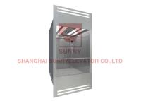 China 1600kg Panoramic Glass Elevator Lift With Hairline Stainless Steel for sale