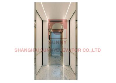 China CE ISO 1600kg Luxury MRL Passenger Elevator Lift With Deceleration Device for sale
