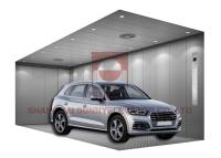 China 3000kg Large Size Etched Stainless Steel Car Elevator For Shopping Center for sale