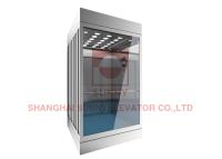 China Center Opening Door Panoramic Elevator 800 - 1600kg Load for sale