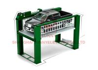 China Hydraulic Four Post Auto Parking Lift Floor Mounted Heavy Duty Car Elevator For Outdoor for sale