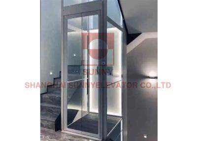 China 3 Floor Indoor Small Residential Home Elevators Hydraulic Residential Lift With Enclosure for sale
