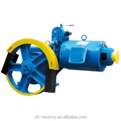 China 7.5Kg Geared Traction Machine With IC411 Cooling Method Elevator Parts for sale