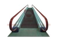 China Aluminium Alloy Moving Walkway With Hairline Stainless Steel Inner Outer Decking With Lighting for sale