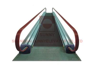 China Aluminium Alloy Moving Walkway With Hairline Stainless Steel Inner Outer Decking With Lighting for sale