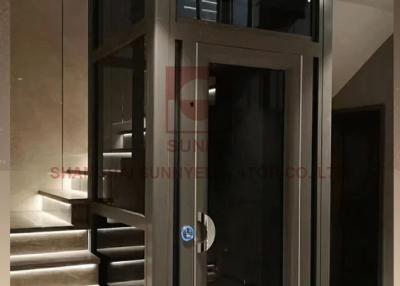 China AC Drive 400KG Load Residential Elevator with Center Opening Door for Comfortable Home Use for sale