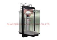 China 500~1000kg Rhombus Cabin Panoramic Elevator, Observation Lift Without Machine Room for sale