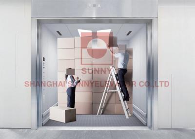 China Center Open 4 Panel Safe 3000kg Large Space Auto Car Elevator For Trading Center for sale