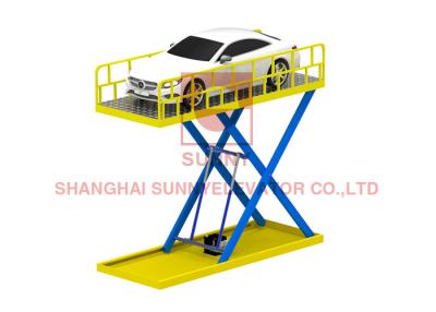 China 110V-460V Scissor Car Lift Load 3000~7000kg With Hydraulic Driven for sale