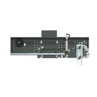 China 2.7NM/57W Motor Elevator Side Opening Two Panel Car Door For Elevator Door Parts for sale