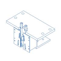 China Instantaneous Safety Gear for Elevators with ≤12000Kg P+Q Capacity ≤0.63M/S Rated Speed and 15.88/16/19mm Rail Width for sale