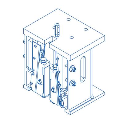 China Spare Parts Elevator Progressive Safety Gear 15.88/16/19mm Width Of Guide Rails for sale