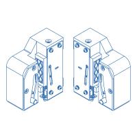 China 575-2800Kg P+Q Elevator Progressive Safety Gear Lift Spare Parts for sale
