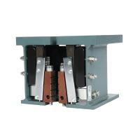 China 9/16 Mm Rail Width Lift Safety Gear For Cargo Elevator Safety Parts for sale
