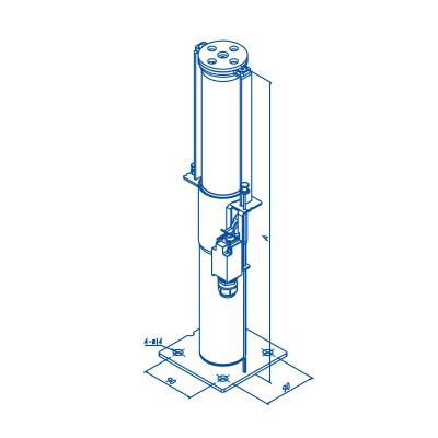 China ≤1.75m/S Speed Access Elevator Parts Elevator Elevator Buffer 1500-4600kg P+Q for sale