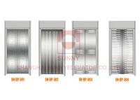 China Mirror / Hairline / Etched Elevator Door Plates Panel Elevator Parts For Passenger Lift for sale