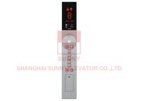 China CE ISO Hairline Stainless Steel Panel Elevator COP With Round Button For Elevator Parts for sale