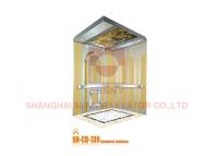 China Etched Finish Gold Decorative Stainless Steel Elevator Sheet with Elevator Spare Parts for sale