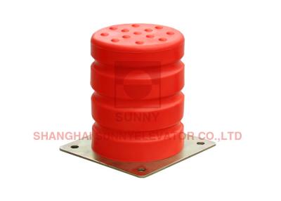 China Red SUNNY Elevator Spare Parts Safety Components PU Buffer Size 14 - 16 mm for sale