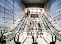 China Automatic Induction Moving Walk Escalator Efficient For Large Passenger for sale
