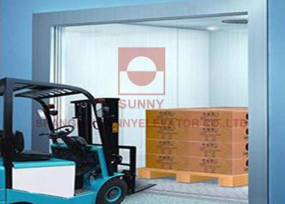 China 1500mm Pit Gear Freight Elevator High Speed Energy Saving With Vvvf / Large Space for sale