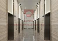 China 1000kg Passenger Elevator Hairline Stainless Steel Material High Safety for sale