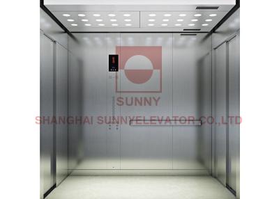 China Stainless Steel Hospital Bed Elevator with 1600kg Load and 1~2.5m/s Speed for Patient Transport for sale