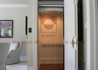 China Double Door Apartment 0.3m/S Residential Home Elevators With Deceleration Device for sale