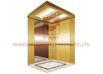 China Stainless Steel 2.5m/S Load 1600kg Passenger Elevator Lift With VVVF Drive for sale
