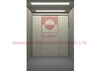 China 1.0m/S Cargo Lift Side Door Gearless Freight Elevator With Painted Steel Plate for sale