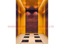 China Single Door Passenger 4.00m/S 1600kg Passenger Elevator Mirror Etching Stainless Steell for sale