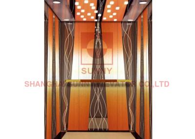 China Stainless Steel Mirror Home Panoramic Passenger Elevator Lift for sale