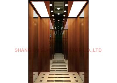China Computerized CE 800kg Mirror Finish Passenger Elevator With Stainless Steel for sale
