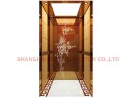 China Quick Speed CCC Infrared 450kg Noiseless 6 Stainless Steel Passenger Lift for sale