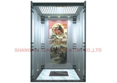 China Intelligent Hospital 1.5M 1600kg Machine Roomless Elevator With PVC Floor for sale