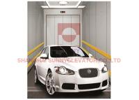 China MRL Gearless Villa Car Park 0.5m Automobile Elevator Painted Steel for sale
