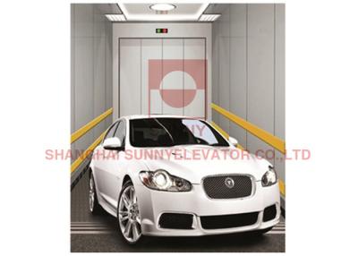 China MRL Gearless Villa Car Park 0.5m Automobile Elevator Painted Steel for sale