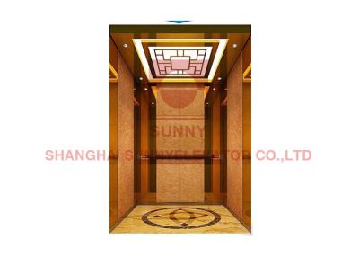 China ISO9001 Mirror Villa 450kg 800MM Passenger Elevator With Center Opening Door for sale