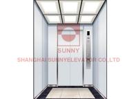 China Light Curtain 1200×1000MM MRL Stainless Steel Passenger Elevator for sale