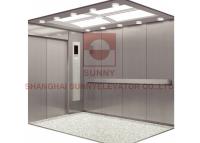 China 1600kg 2.5m/S Hairline Stainless Steel  Bed Hospital Elevator for sale
