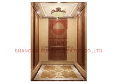 China Intellectual 400-1600kg 1.0m/S VVVF Decoration MRL Passenger Lift for sale
