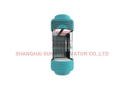 China Semicircular Sightseeing Elevator And Lift With Elevator Wire Rope for sale